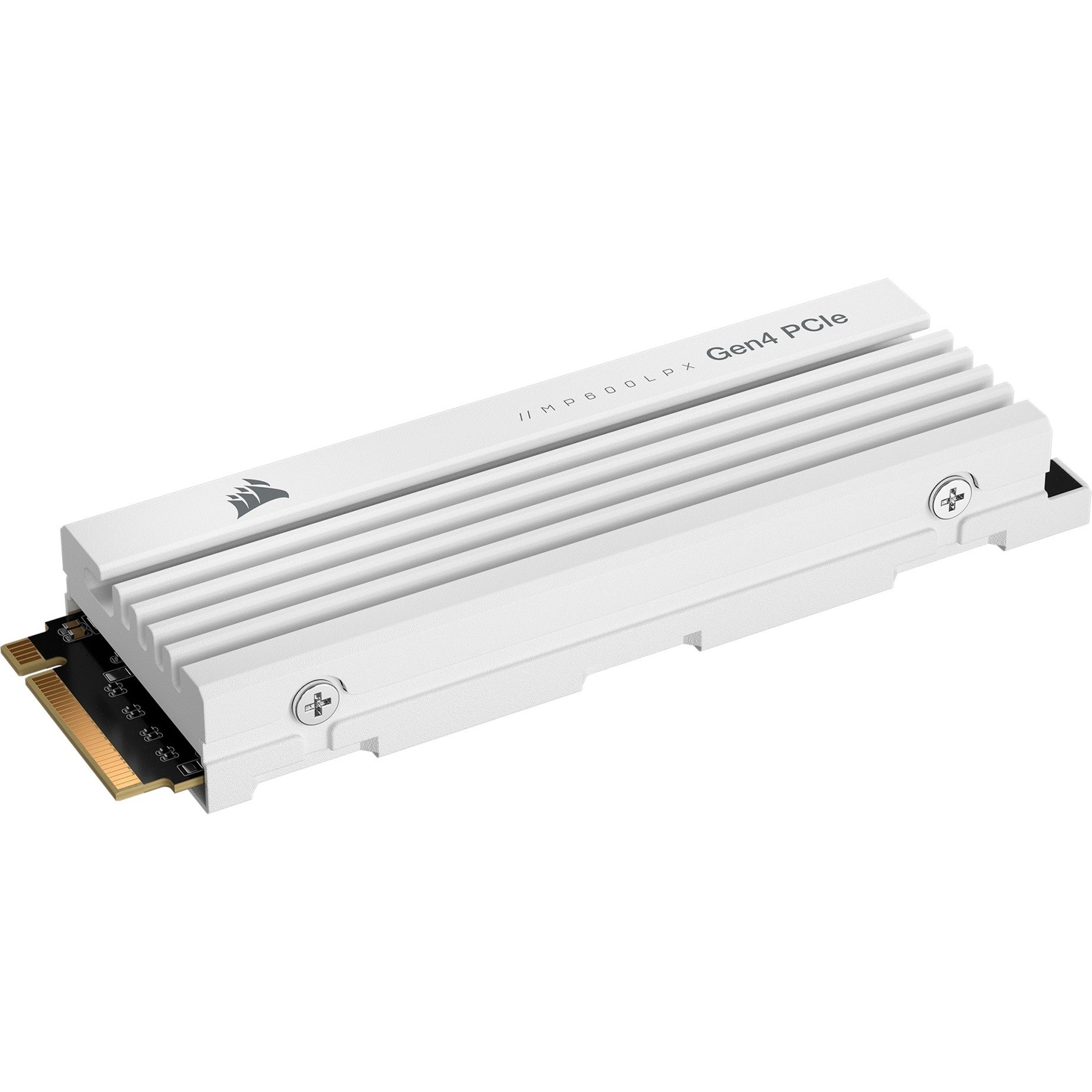 Corsair MP600 PRO LPX 1 TB, SSD (white, PCIe 4.0 x4, NVMe 1.4, M.2 2280 ...